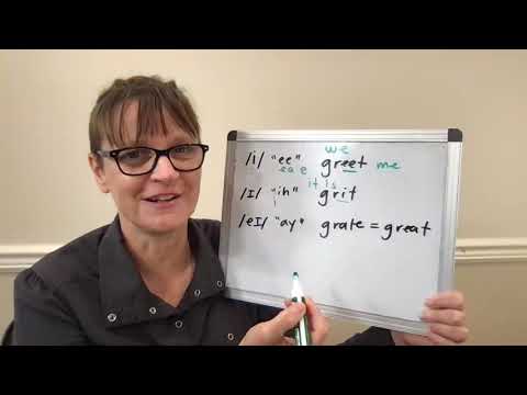 How to Pronounce Greet, Great, Grit and Grate (vowel /i/ /ɪ/ and /eɪ/ in American English)