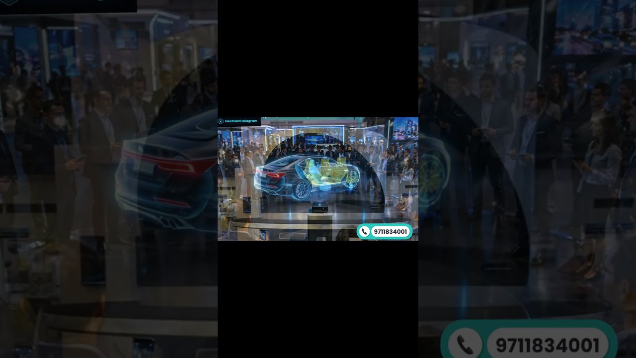 Enhance Business Engagement with Advanced Hologram Exhibition Displays.#ai #3danimation #hologram