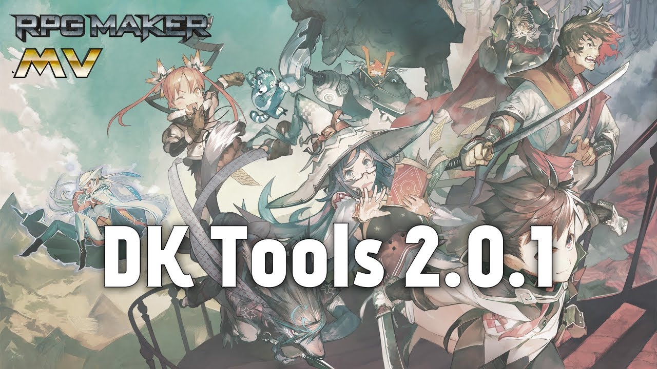 Обзор плагина DK tools 2.0.1 от ДК [  RPG maker MV 1 ]