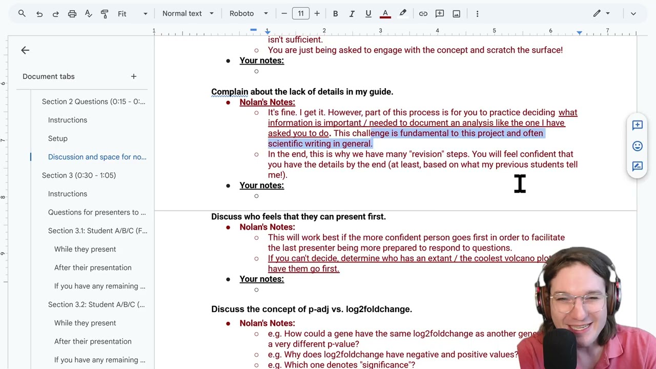 Wk12b: Video going through questions and FAQs from peer review of methods and results