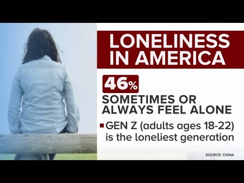 Survey shows "epidemic" of loneliness in America