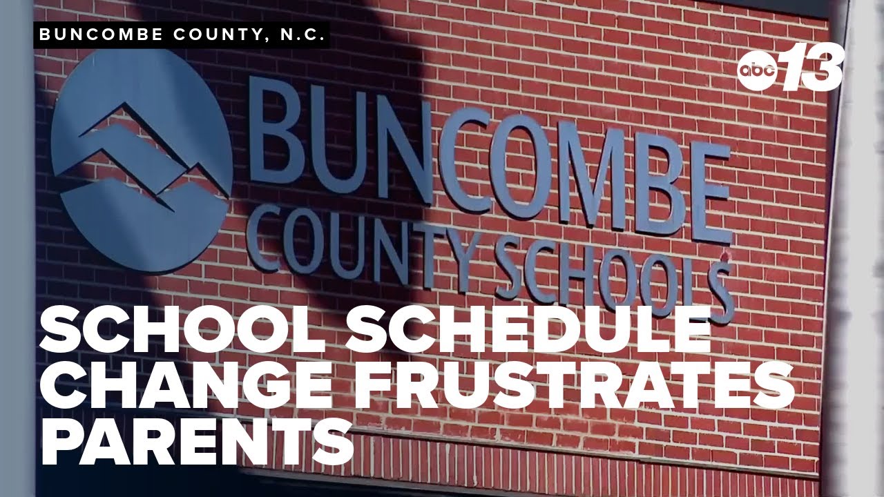 Winter storms prompt Buncombe County Schools schedule change, frustrating parents