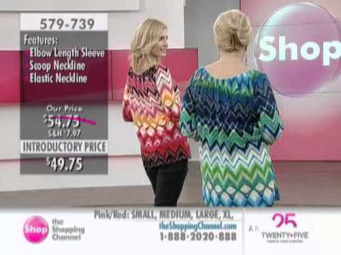 Annalee + Hope Zig Zag Print Tunic at The Shopping Channel 579739