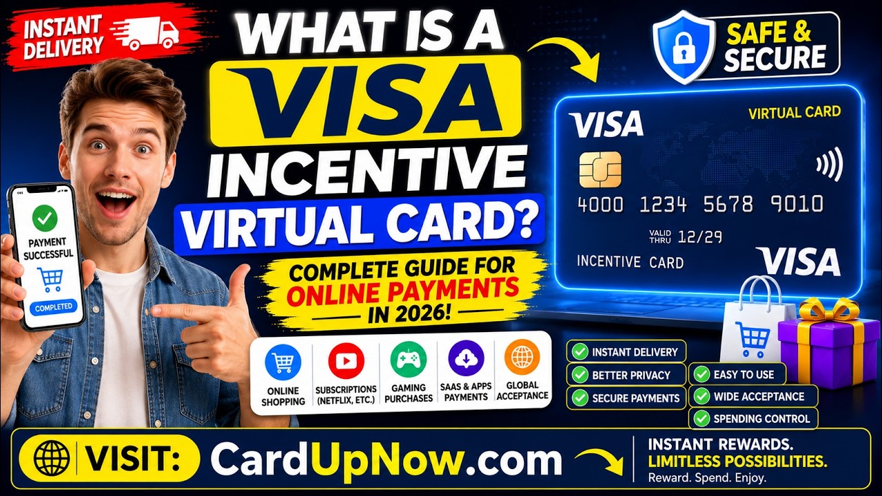 What Is a Visa Incentive Virtual Card? Complete Beginner Guide | CardUpNow