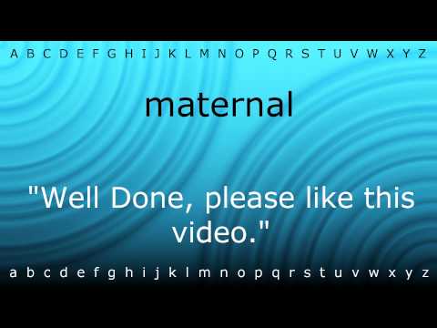 How to pronounce 'maternal' with Zira.mp4