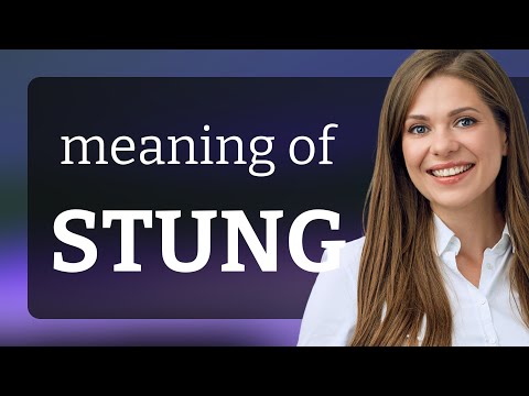 Stung | STUNG definition