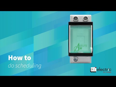 CBI Astute Range | How to do Scheduling