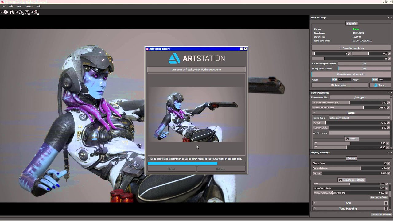 Artstation Export in Substance Painter | Adobe Substance 3D