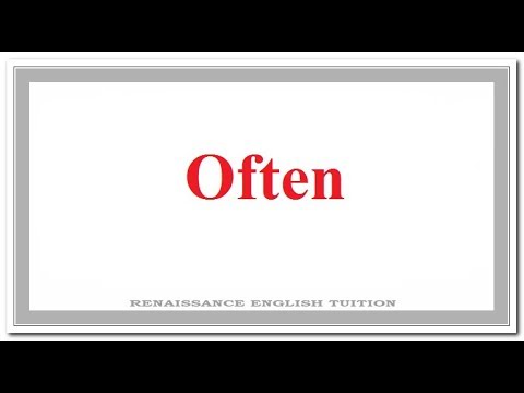 Often (अक्सर): Correct Pronunciation