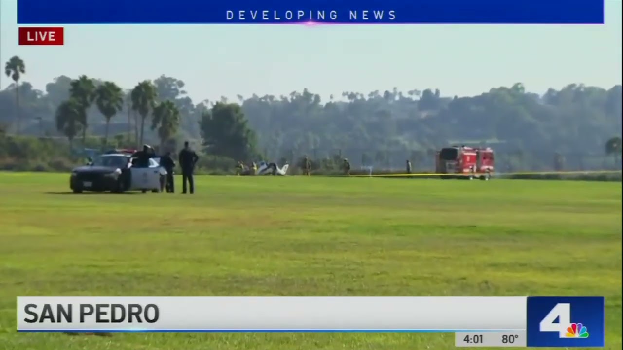 LAFD: Small Plane Crashes, Injures Two | September 25, 2023