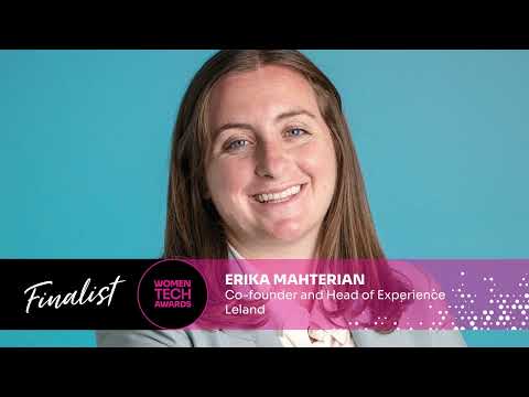 Erika Mahterian Co-founder and women in tech at the Women Tech Awards