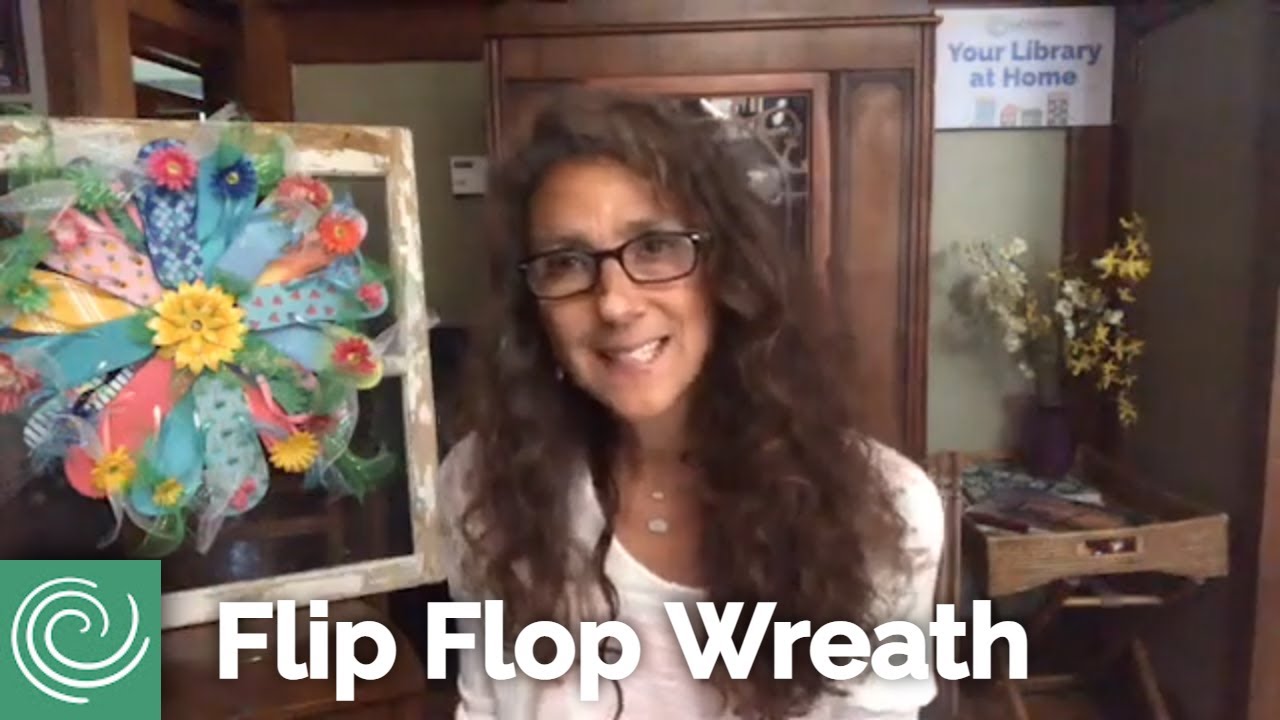 DIY Summer Craft: Easy Flip Flop Wreath