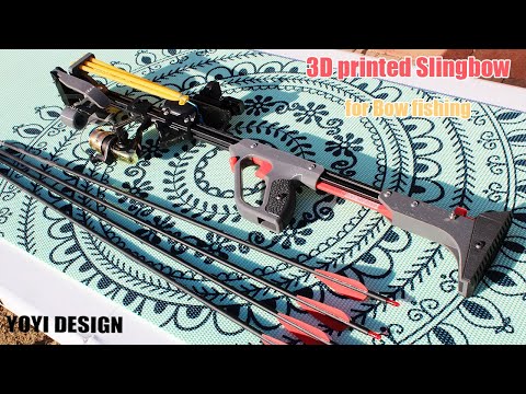 🏹 3Dprinted Slingbow for Bow Fishing・ STL File for 3D printing・Cults