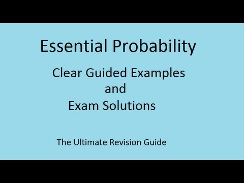 Probability : Probability Tree Diagrams made easy