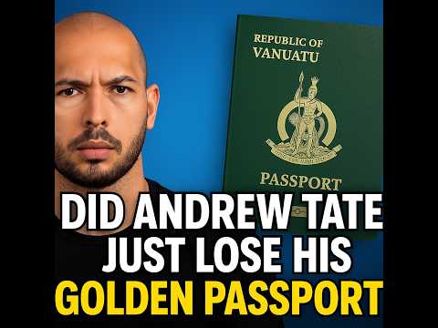 Breaking Global News: Andrew Tate’s Golden Passport Under Review