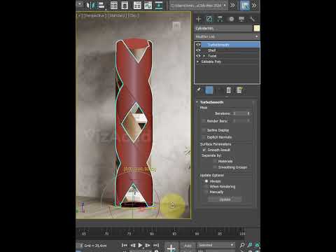Create a striking bookscase in 3ds Max #3dsmax #tutorial #3d