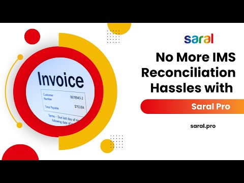 IMS and Reconciliation of data with Saral Pro