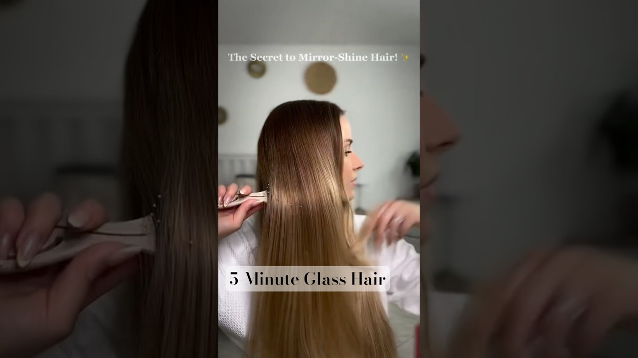 5-Minute Hair Lamination | L’Oréal Glycolic Gloss for Mirror Shine Hair!