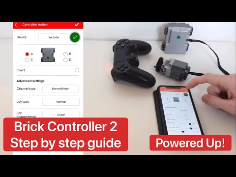 Tutorial: Brick Controller 2 App with Powered Up Lego Technic Hubs! 42124 42100 42099 42109 Guide!