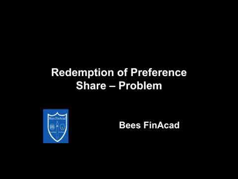 Redemption of Preference Share- Problem | Ganesh Kumar | Tamil
