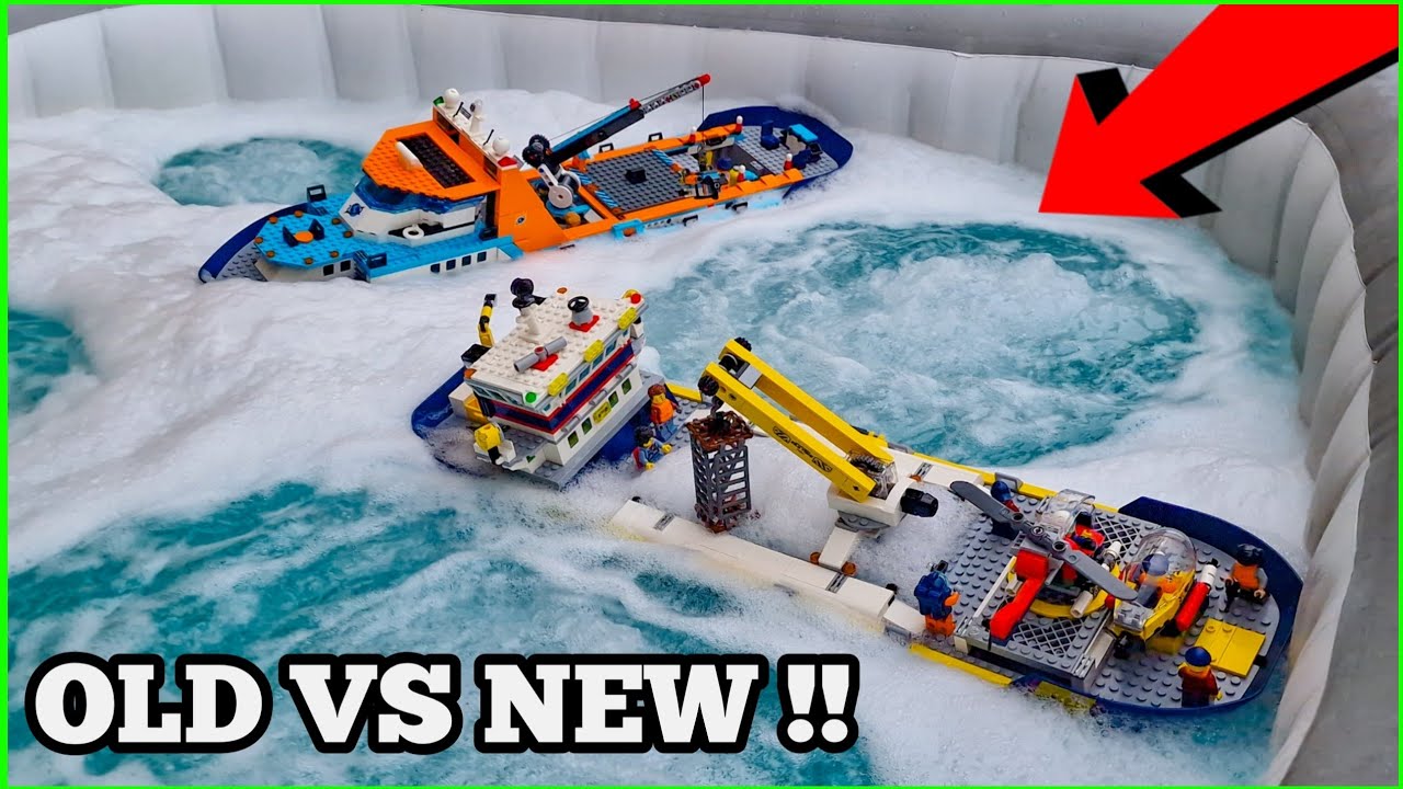 Old Vs New Lego Exploration Boats !!