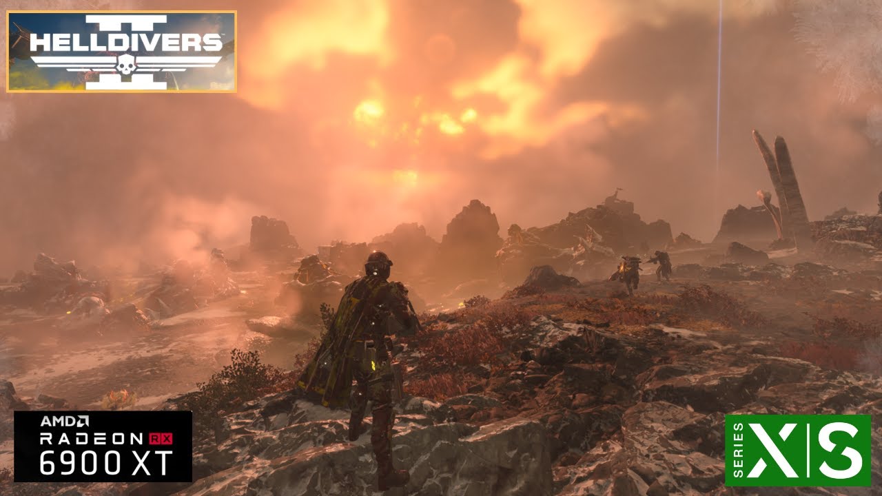 Helldivers 2 Xbox Series vs PC #gamingvideos #gaming #helldivers2