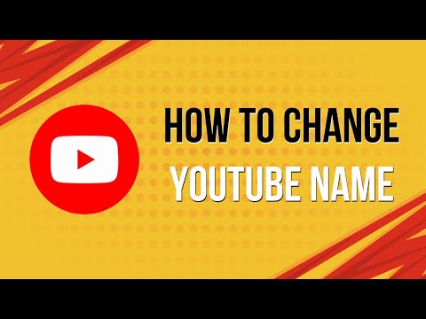 How to Change your Youtube Channel Name (2024)