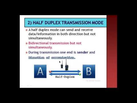 DATA TRANSMISSION MODES