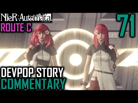 Nier Automata Walkthrough Part 71 - Devola & Popola: The Twins Story, & Entering The Tower (Route C)