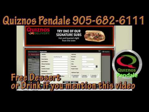Quiznos Subs Pendale with Delivery in St. Catharines and Thorold in the niagara region Episode 2