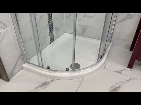 Elements 1000 x 800mm Offset Quadrant Slim Line Shower Tray - Left Hand (7963)