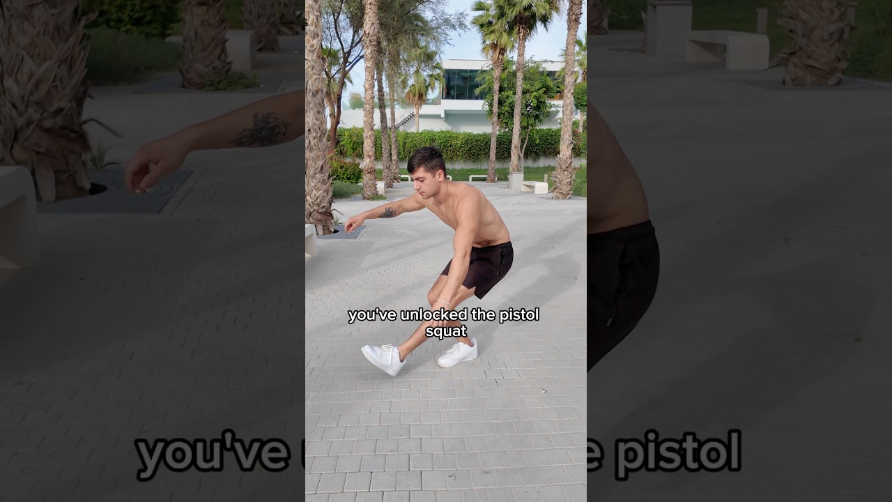 How to unlock the pistol squat #usa #motivation #viralvideo