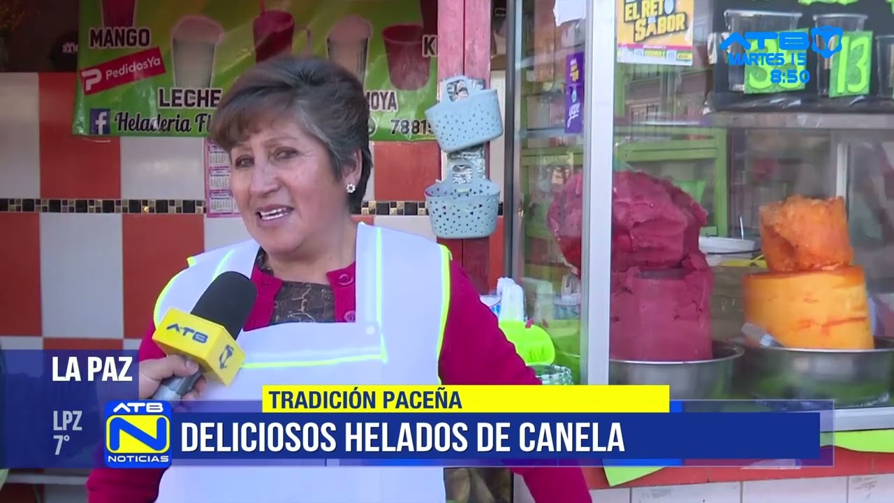 El tradicional helado de canela y empanada: sabor paceño que perdura ...