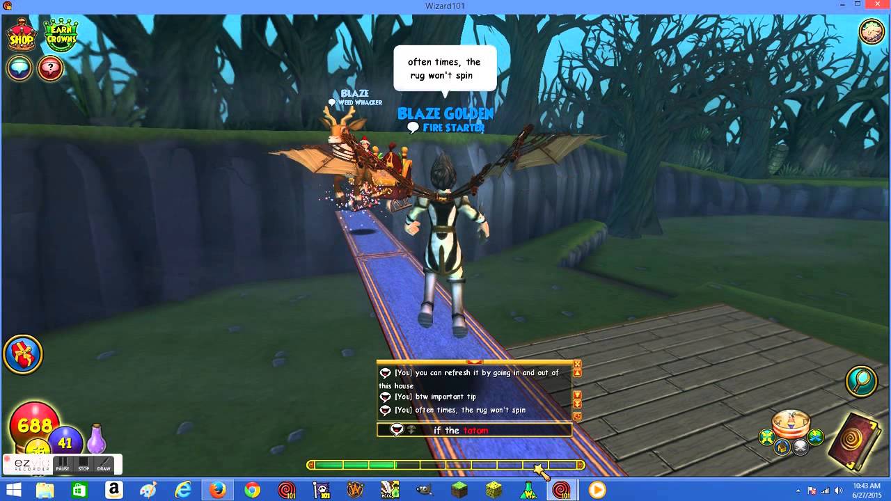 Wizard101 rugspin glitch tutorial