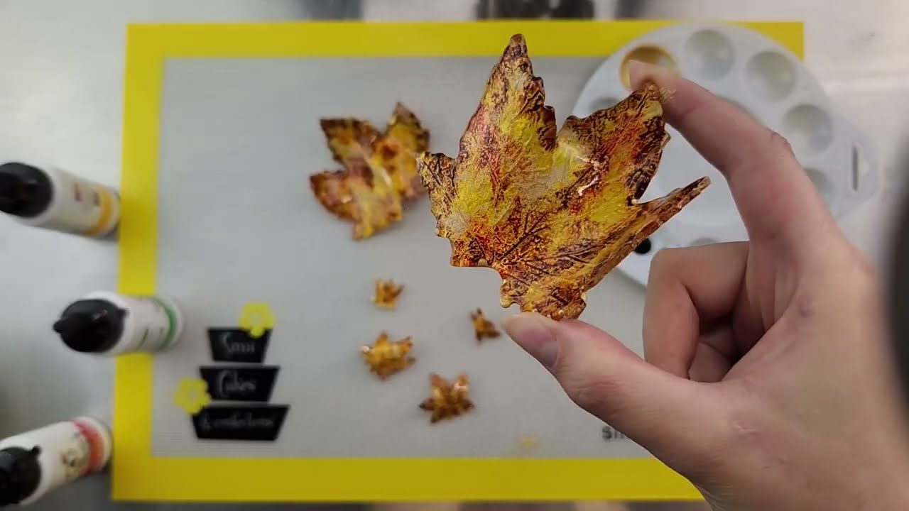 Creating Easy Sugar Fall Leaves with Isomalt