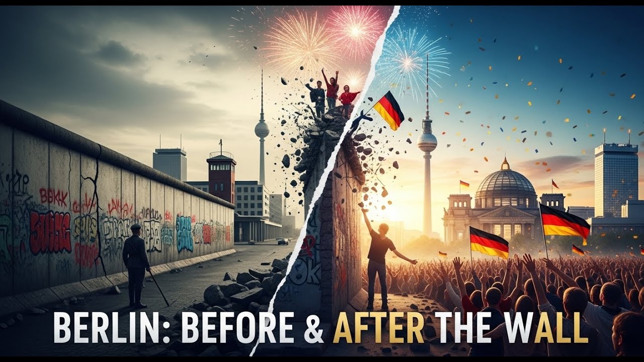 Berlin Before & After the Wall: From a Divided City to a United Capital | Berlin Then vs Now