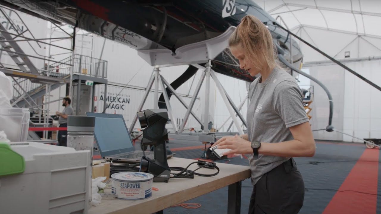 The American Magic team: How it uses Creaform 3D scanners to prep for the America’s Cup