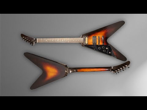 Bds V sunburst with explorer neck | Reverb