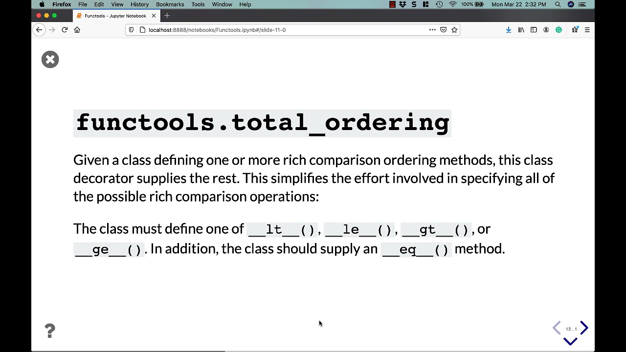 Python 201: The functools Module