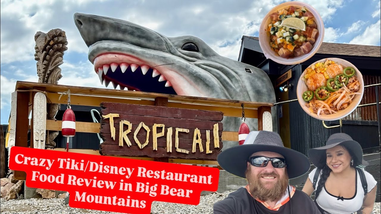 Escape to Tropicali Restaurant ! 🌴 Disney-Inspired Tiki Dining in Big Bear Mountains | Food Review 🍹