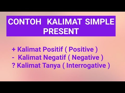 Part 2 || CONTOH KALIMAT SIMPLE PRESENT #contoh #kalimat #simple #present