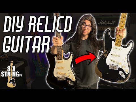 How to Relic A Guitar Yourself | DIY Relic'd Guitar