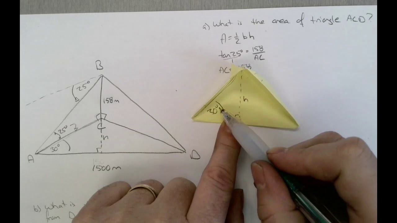 Three Dimensional Trignometry Problem