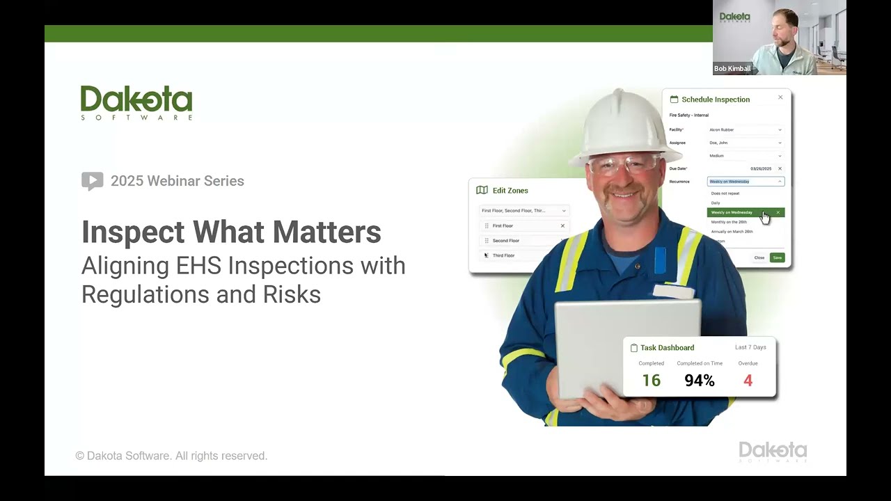 Aligning EHS Inspections with Regulations and Risks