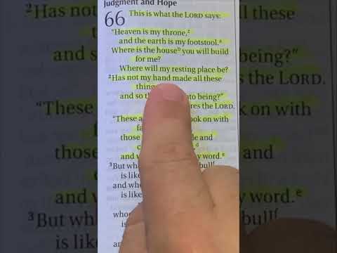 Isaiah 66:1-2