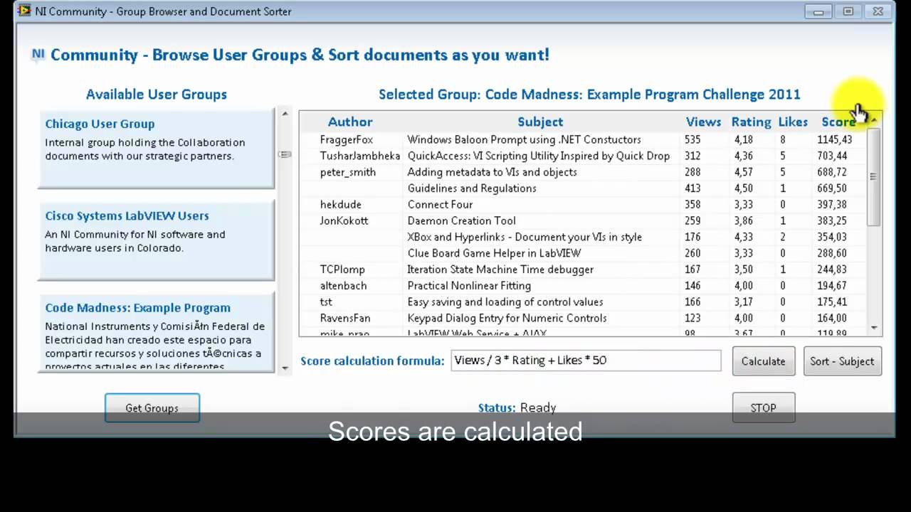 Browse NI Community Groups and Sort Groups' documents as you want