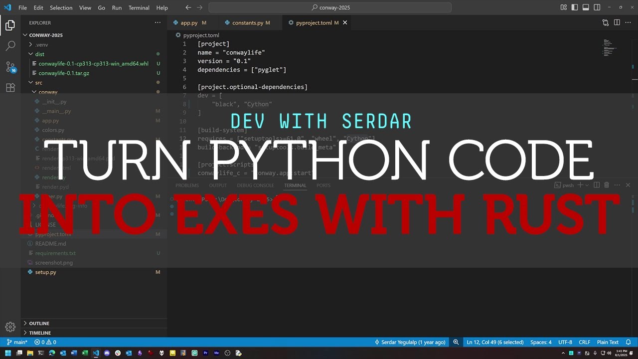 PyApp: Build click-to-run Python apps with Rust