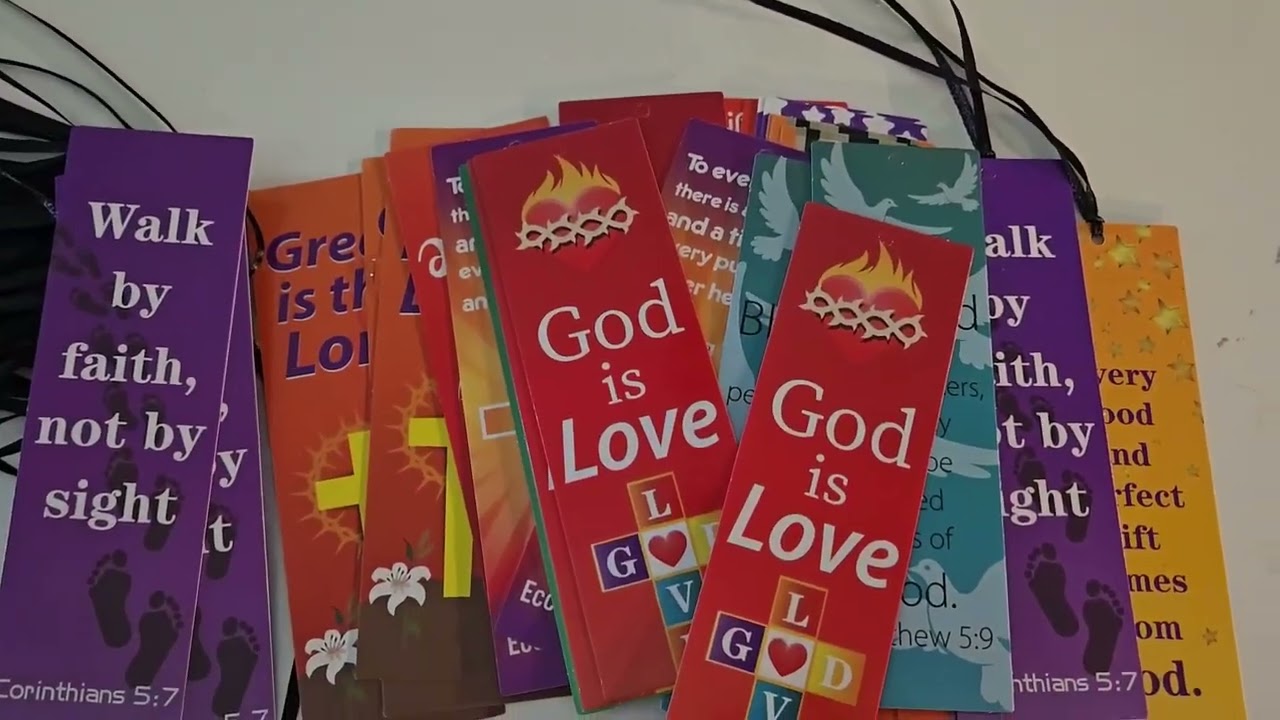 PerKoop 60 Pcs Christian Bookmarks Bulk Religious Bible Verse Bookmarks VBS Gifts, Great for student