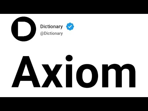 Axiom Meaning In English