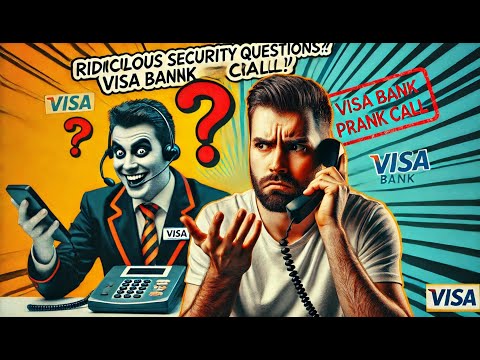 🔒 Hilarious Fake Visa Customer Support Prank! 😂 (He Loses It!)
